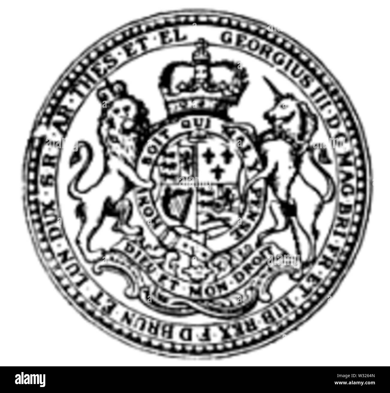 Seal of ny 1767 Stock Photo - Alamy