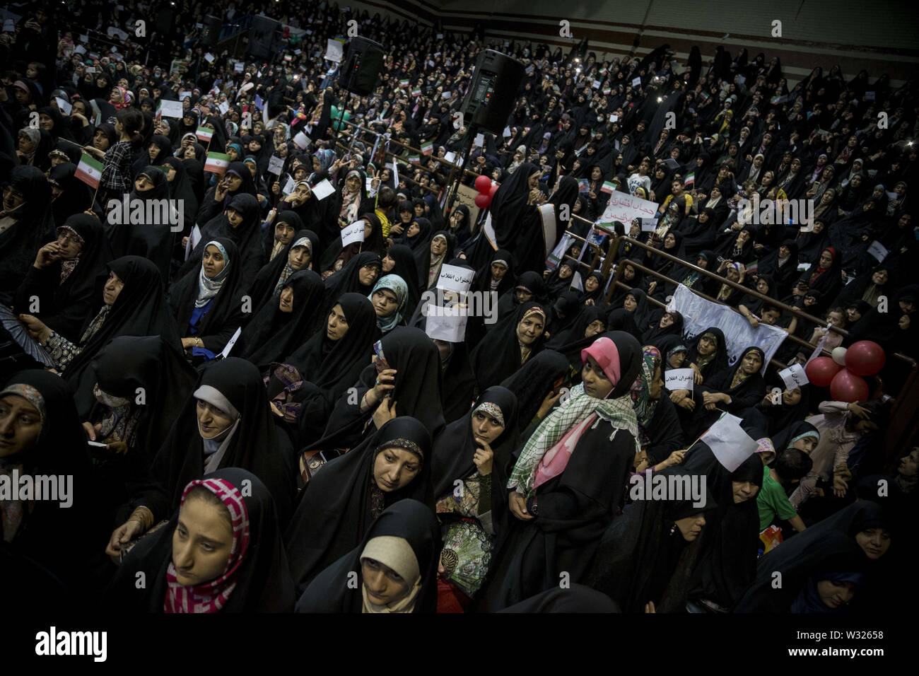 Tehran, Tehran, Iran. 11th July, 2019. Iranian women gather in ceremony ...