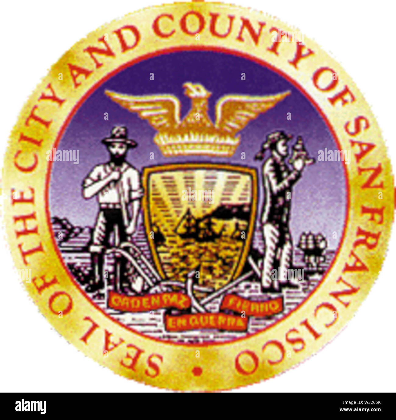 Seal of San Francisco Stock Photo - Alamy