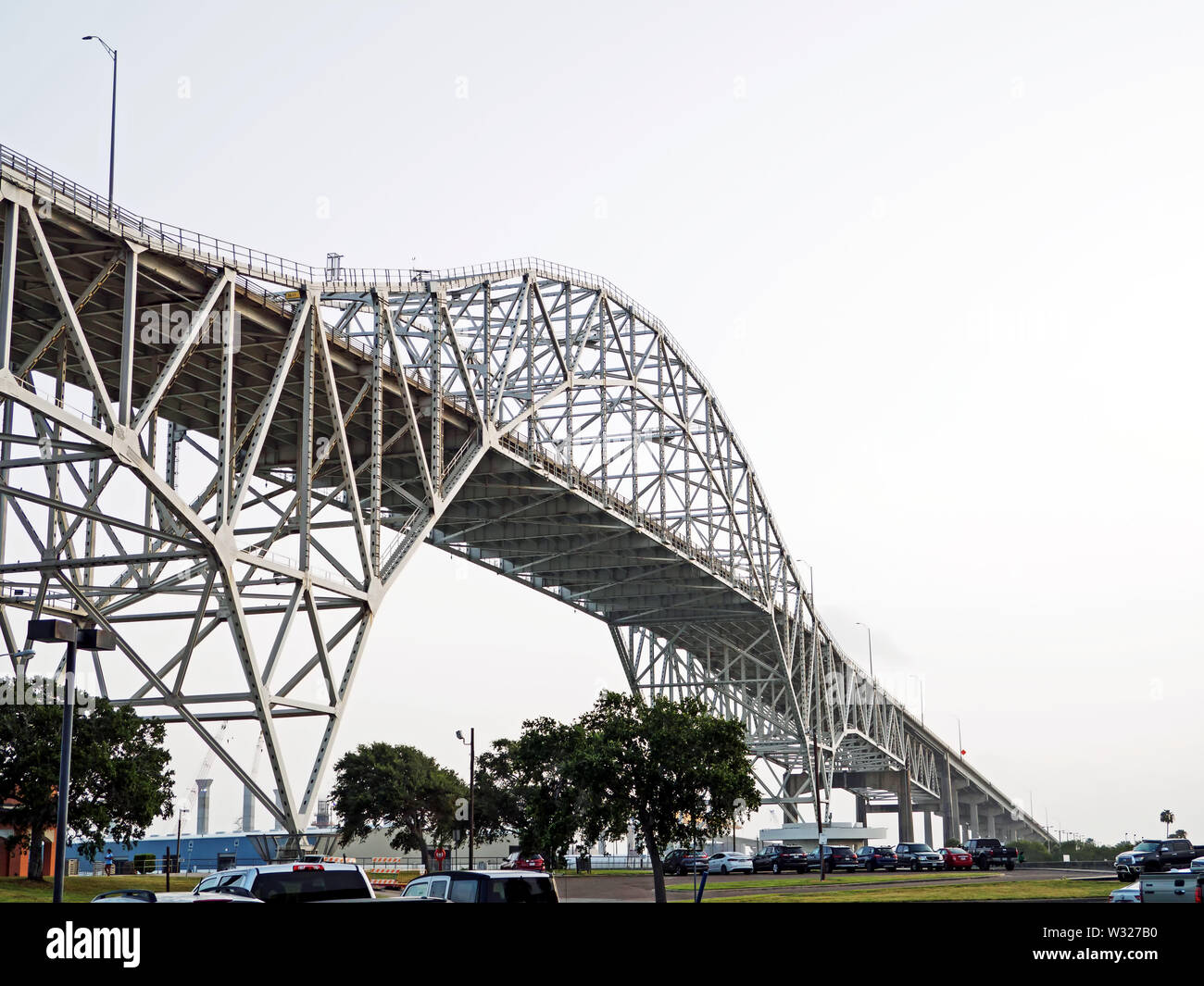 Corpus Christi Harbor Bridge on U.S. 181 spanning the Corpus Christi ...