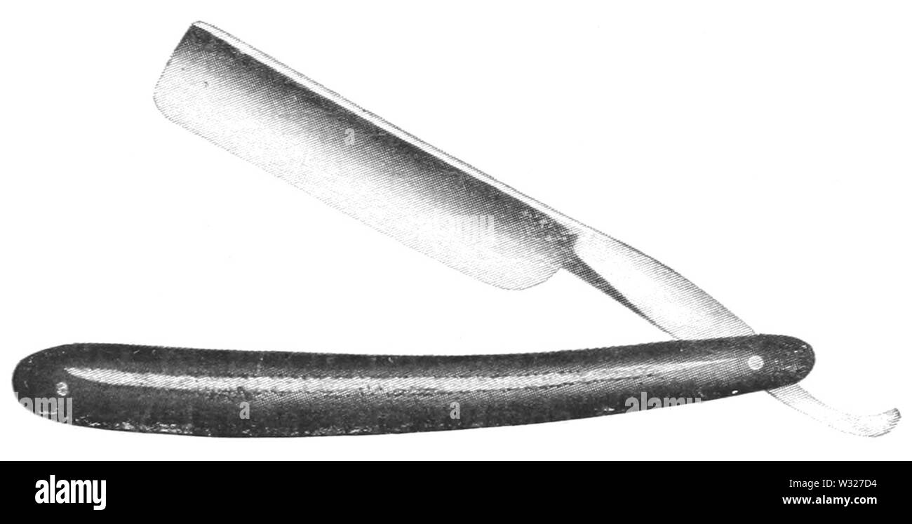 Shaving Made Easy, 1905 - Razor Stock Photo - Alamy