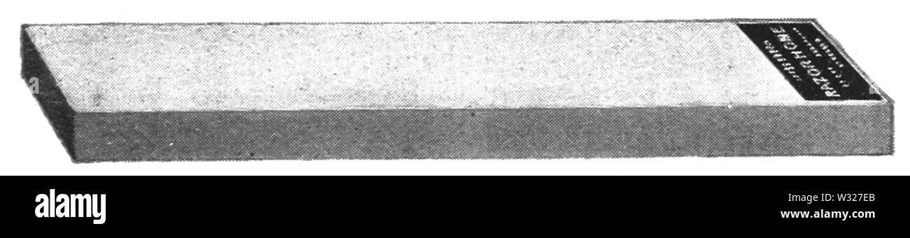 Shaving Made Easy, 1905 - Hone Stock Photo - Alamy