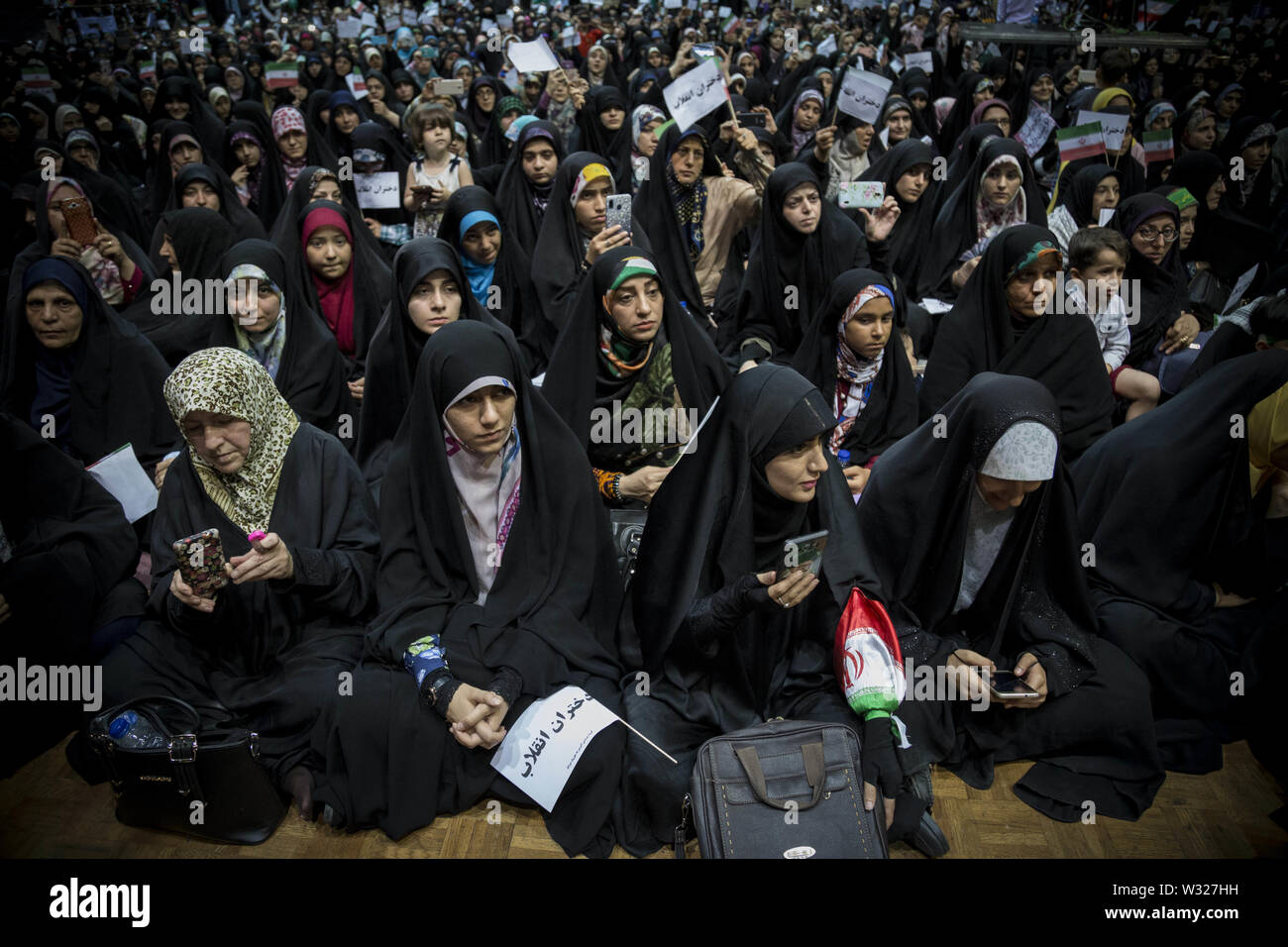 Tehran, Tehran, Iran. 11th July, 2019. Iranian women gather in ceremony ...