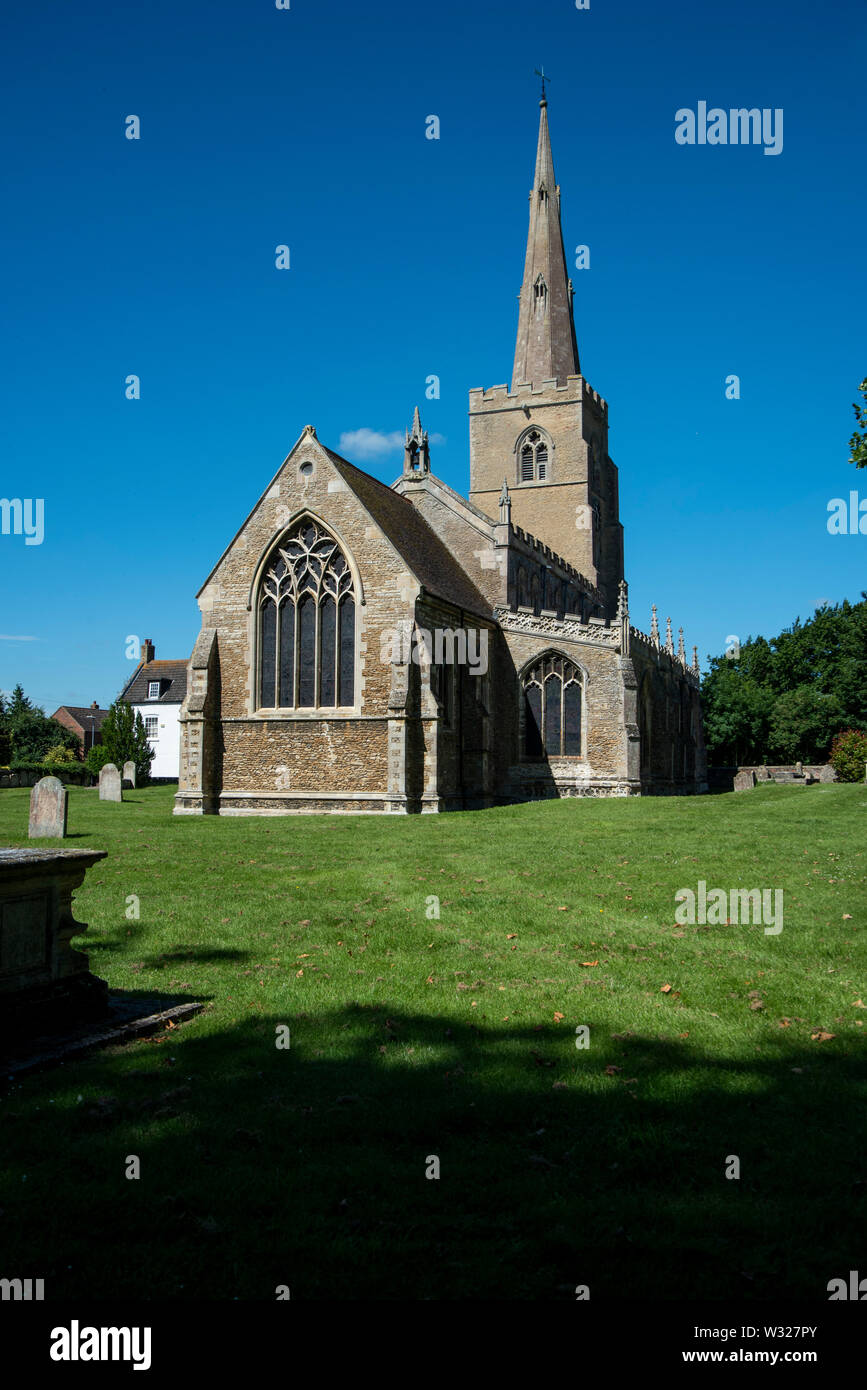 St Wendreda’s Church exterior Stock Photo - Alamy