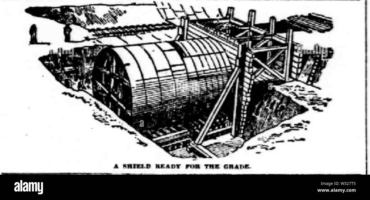 Shield ready for the grade Stock Photo - Alamy