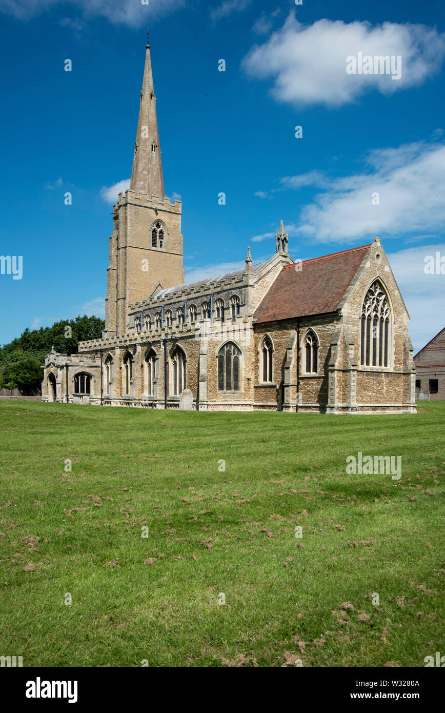 St Wendreda’s Church exterior Stock Photo - Alamy