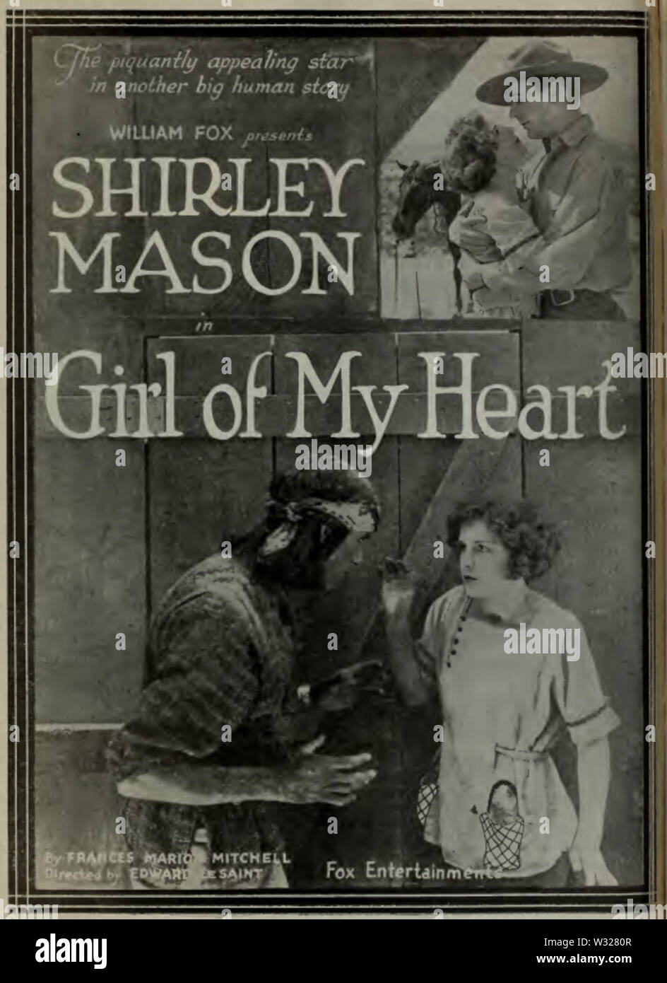 Shirley Mason in Girl of my Heart by Edward Le Saint Film Daily 1920 ...