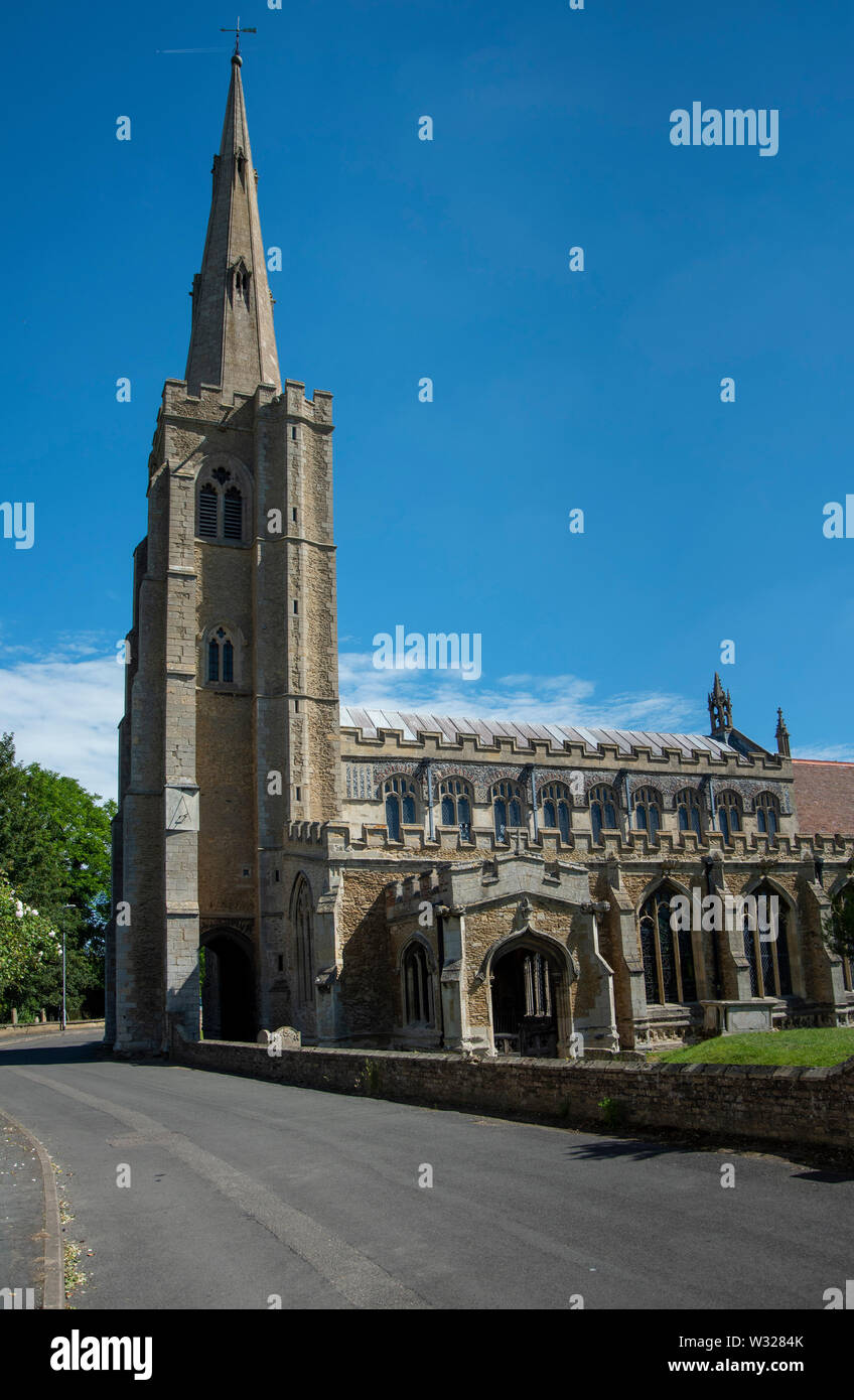 St Wendreda’s Church exterior Stock Photo - Alamy