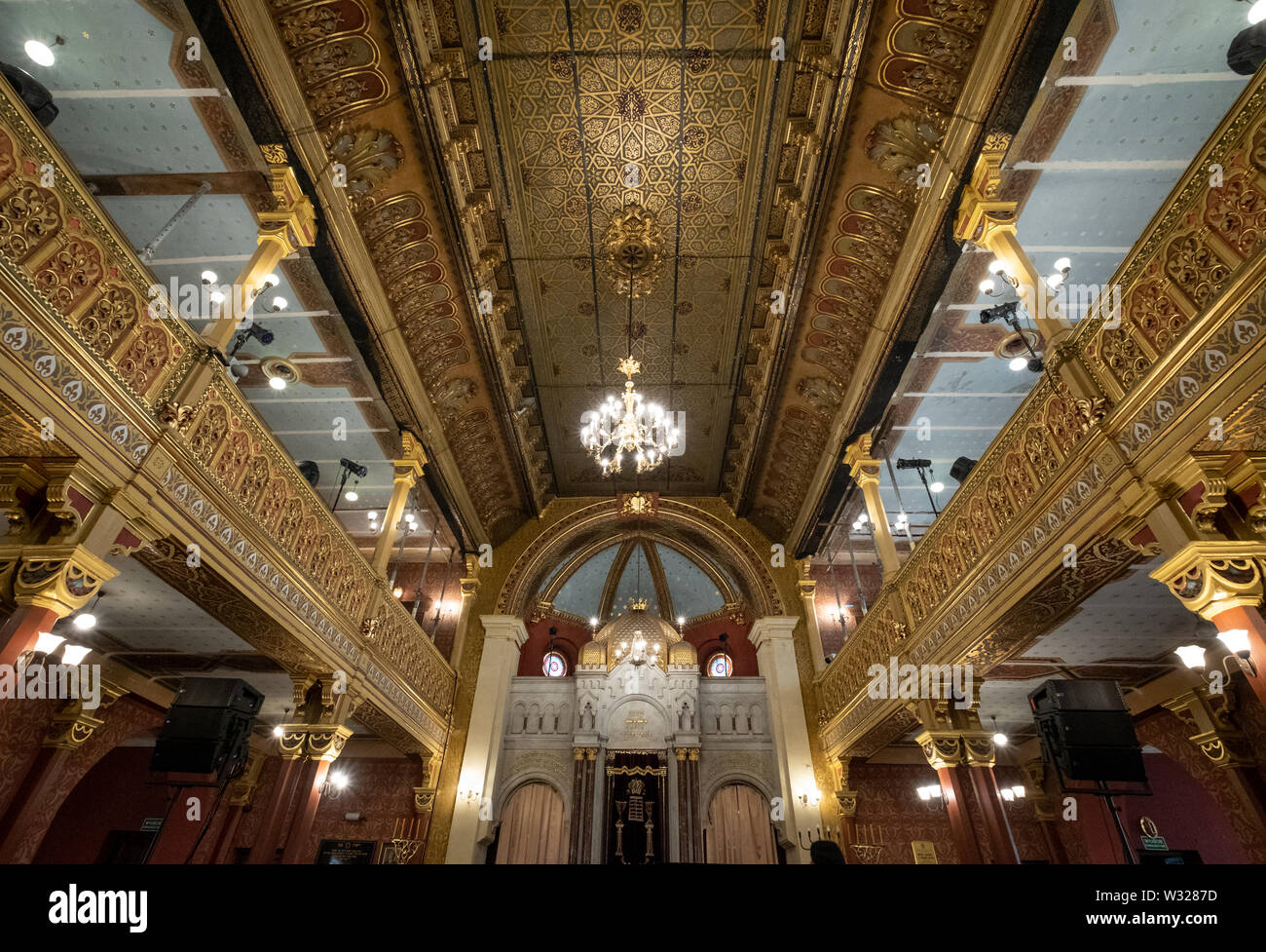 Interior of the Tempel / Temple Synagogue in Kazimierz, the historic ...