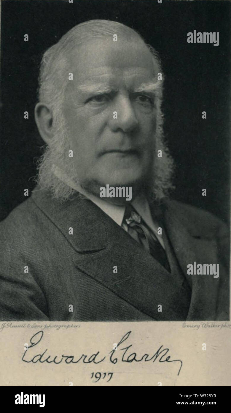 Sir Edward Clarke, 1918 Stock Photo - Alamy