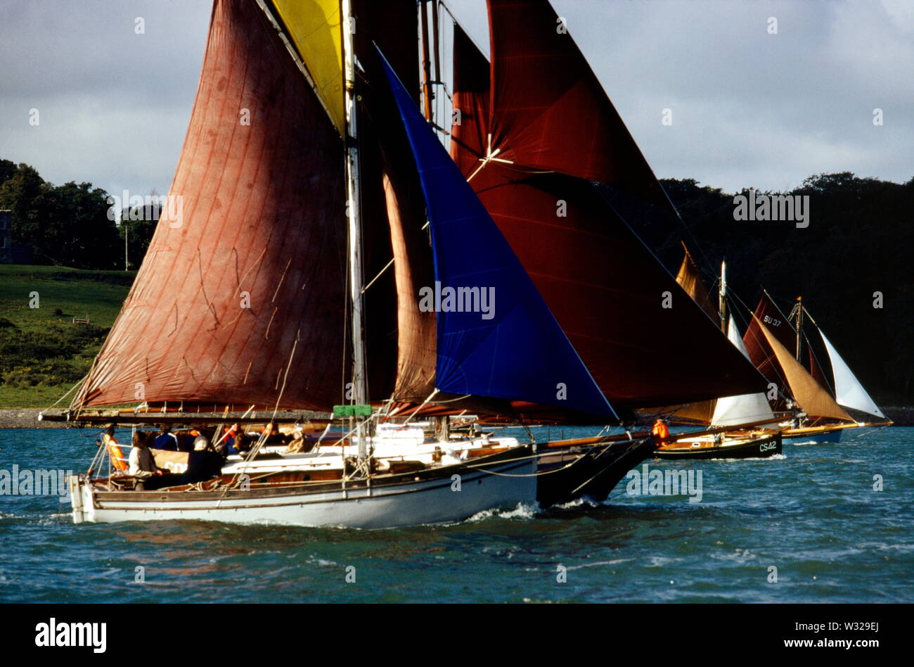 Gaff rig boat hi-res stock photography and images - Alamy