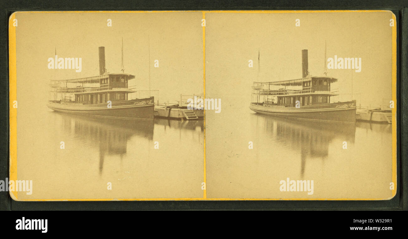 Small steam passenger packet, by S C Reed Stock Photo - Alamy