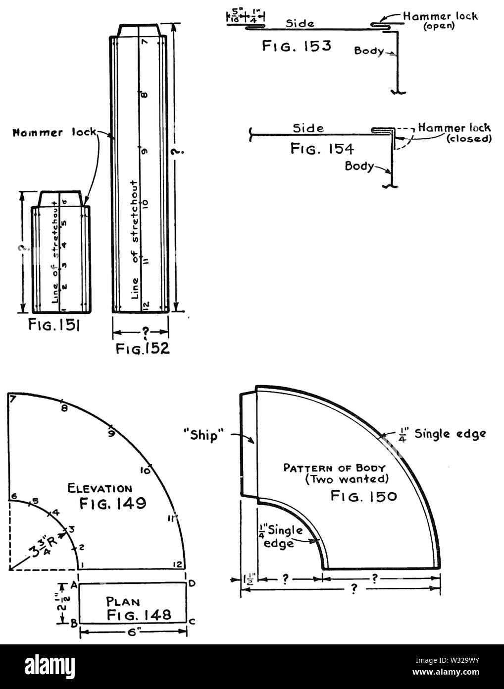 Smd d121 curved elbow in rectangular pipe Stock Photo - Alamy