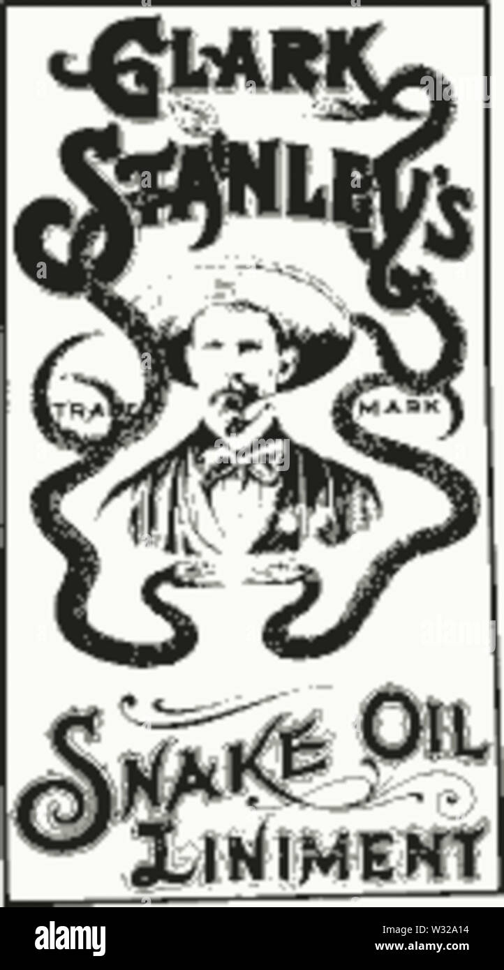 Snake oil hi-res stock photography and images - Alamy