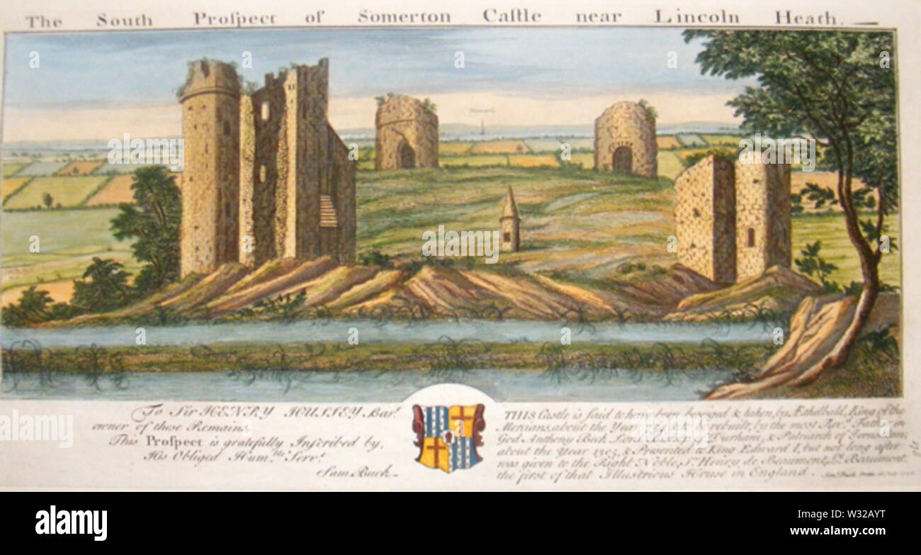 Somerton Castle, Boothby Graffoe, Lincolnshire 4 Stock Photo - Alamy