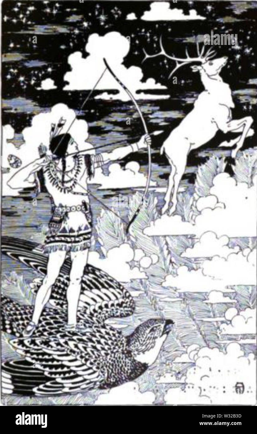 Folklore line drawing hi-res stock photography and images - Alamy