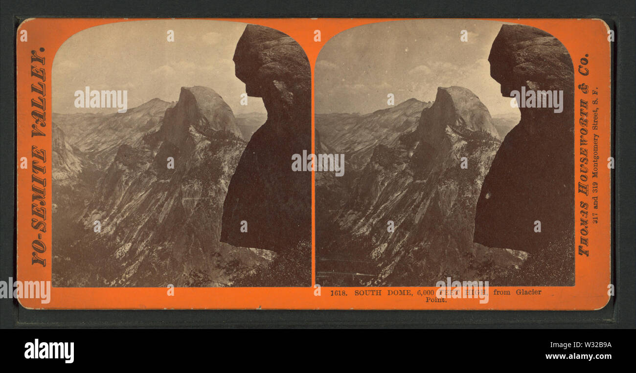 South Dome, 6,000 feet high, from Glacier Point, by Lawrence ...