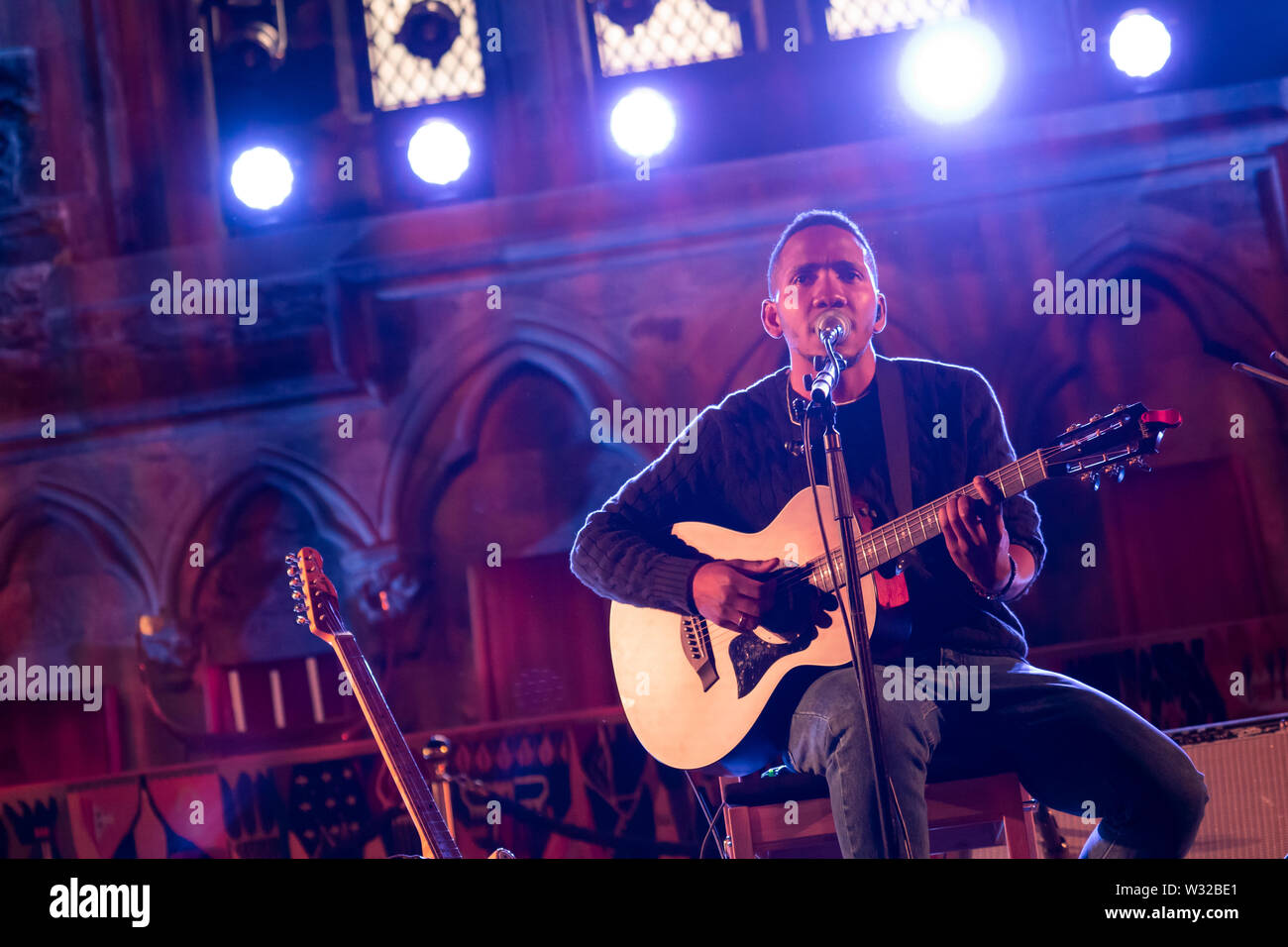 Bergen, Norway - June 14th, 2019. The Guyanese singer, songwriter and ...