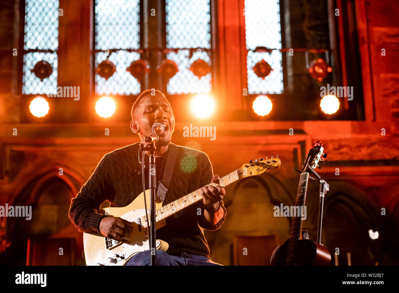 Bergen, Norway - June 14th, 2019. The Guyanese singer, songwriter and ...