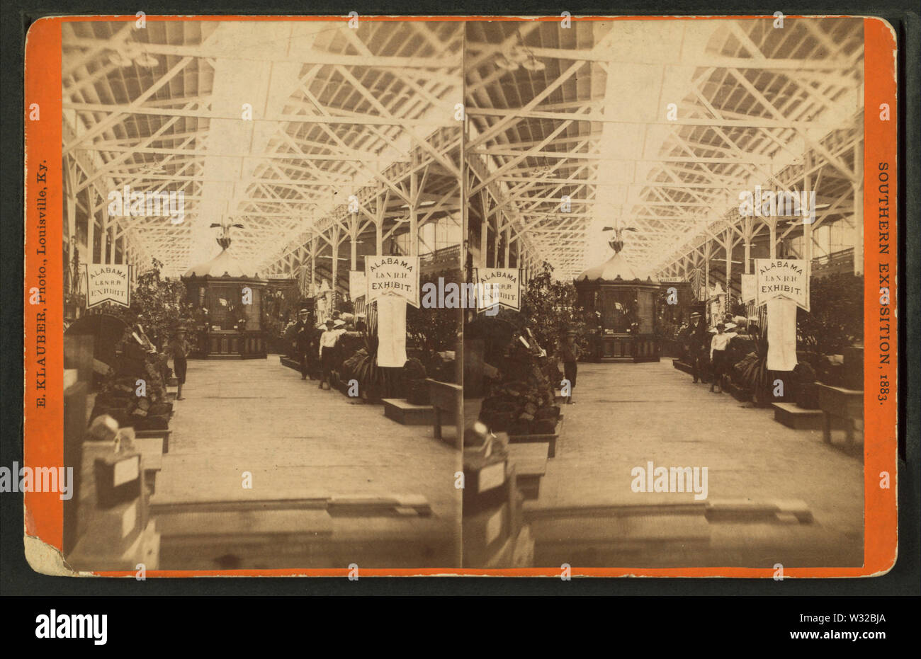 Southern Exposition, 1883 - Alabama exhibit, by E Klauber Stock Photo ...