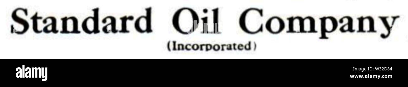 Standard Oil Logo 1911 Stock Photo - Alamy