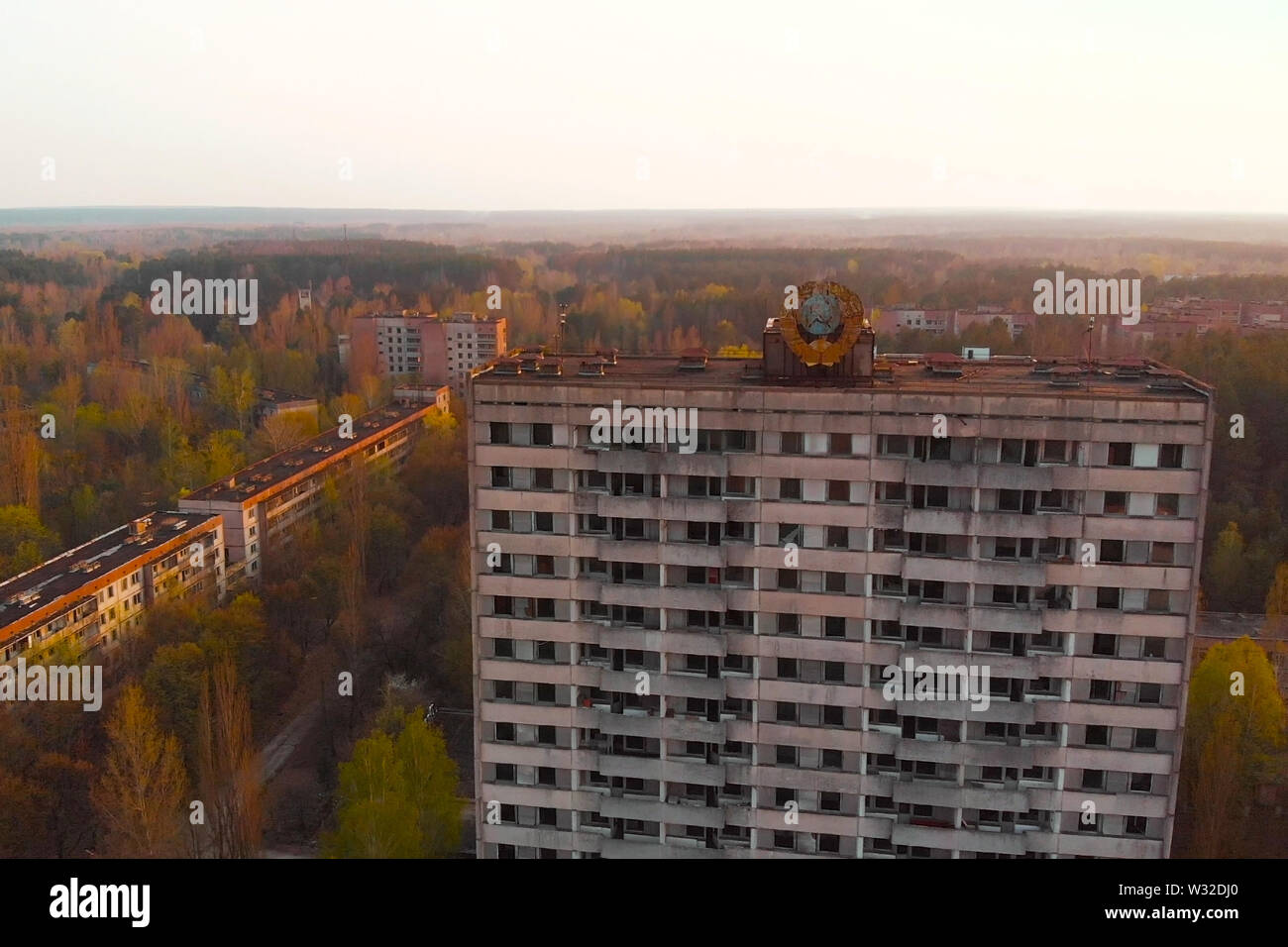 Ghost town Pripyat near Chernobyl NPP, Ukraine Stock Photo - Alamy