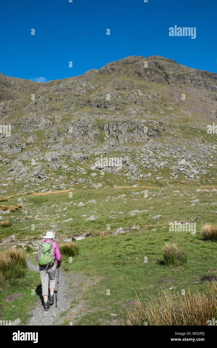 The Lake District National Park,The Lakes,Lake. Hiking from Kirkstone ...