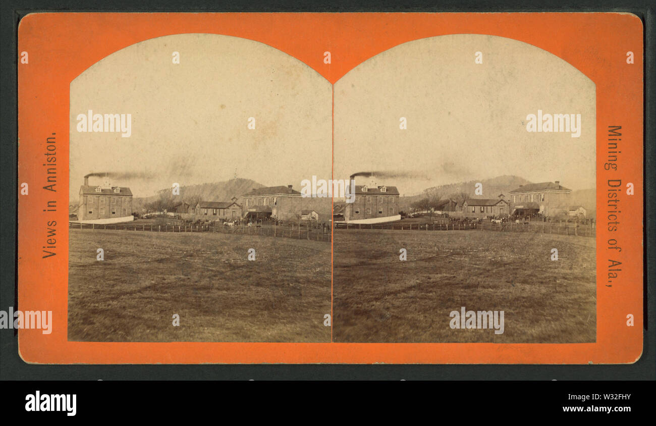 Store, mill and school house, from Robert N Dennis collection of ...