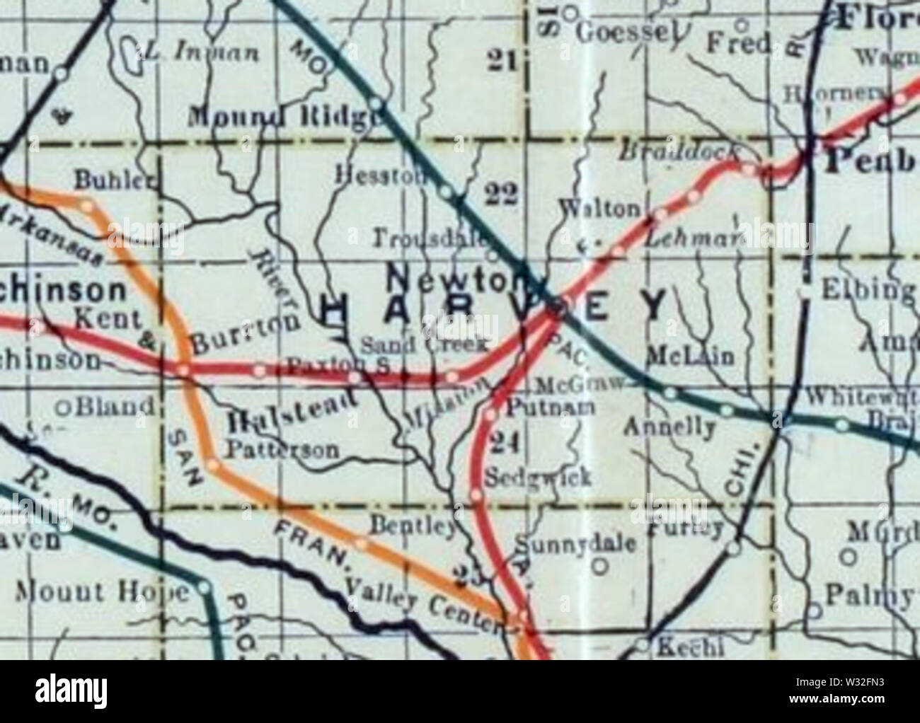 Harvey map hi-res stock photography and images - Alamy