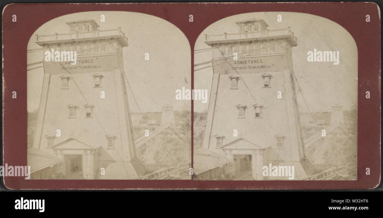 Suspension Bridge (tower), Niagara Falls, from Robert N Dennis ...