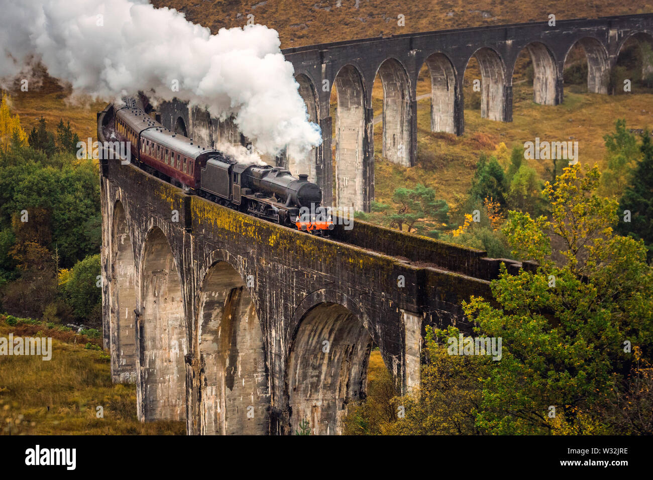The Glenfinnan Viaduct is a railway viaduct on the West Highland Line ...