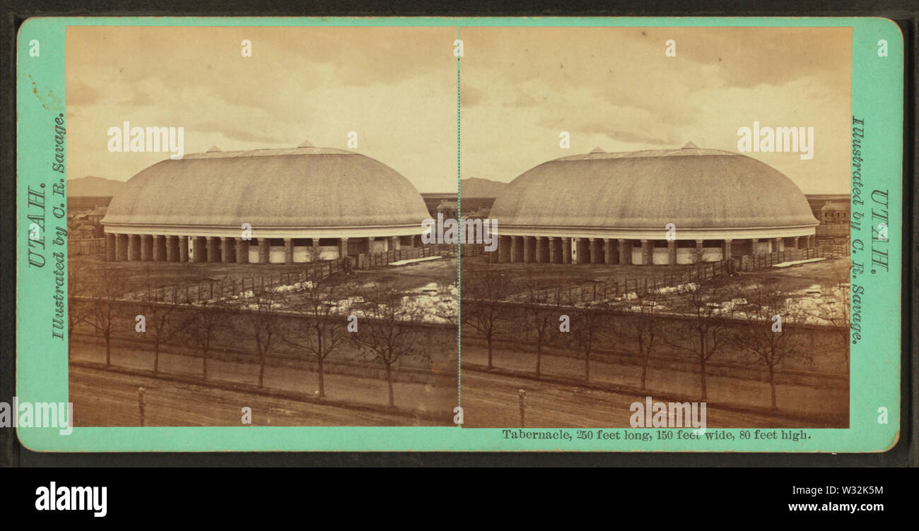 Tabernacle 250 Feet Long 150 Feet Wide 80 Feet High By Savage C R