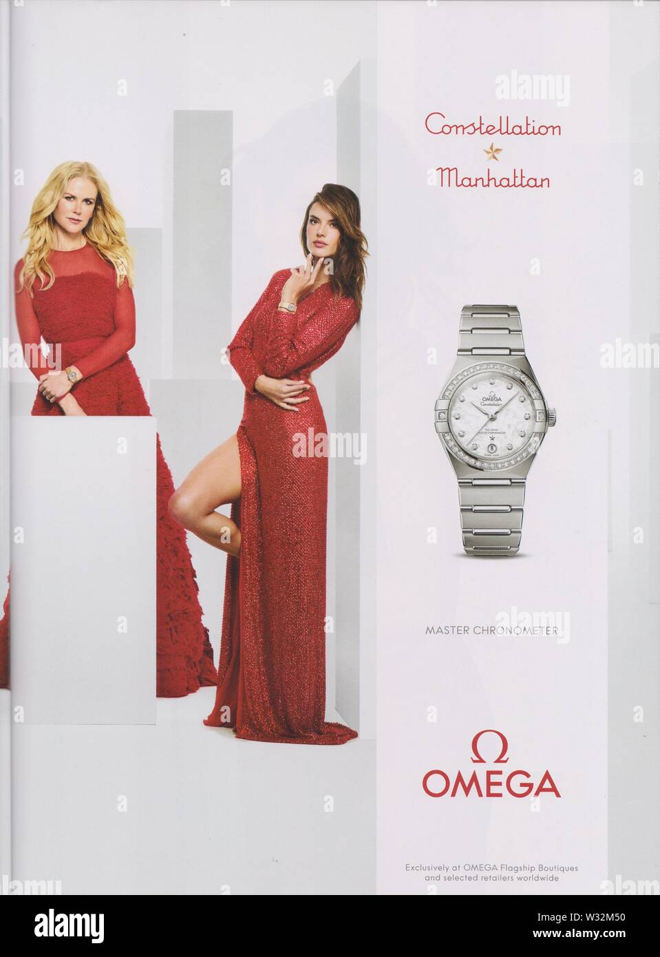 Omega magazine ad hi-res stock photography and images - Alamy