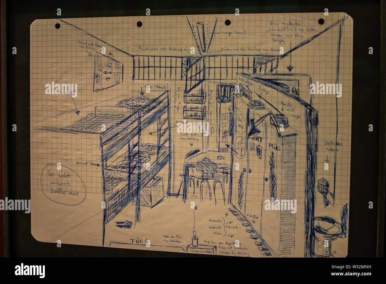 Geneva, March 2019, things created by prisoners in jail, aspects of ...