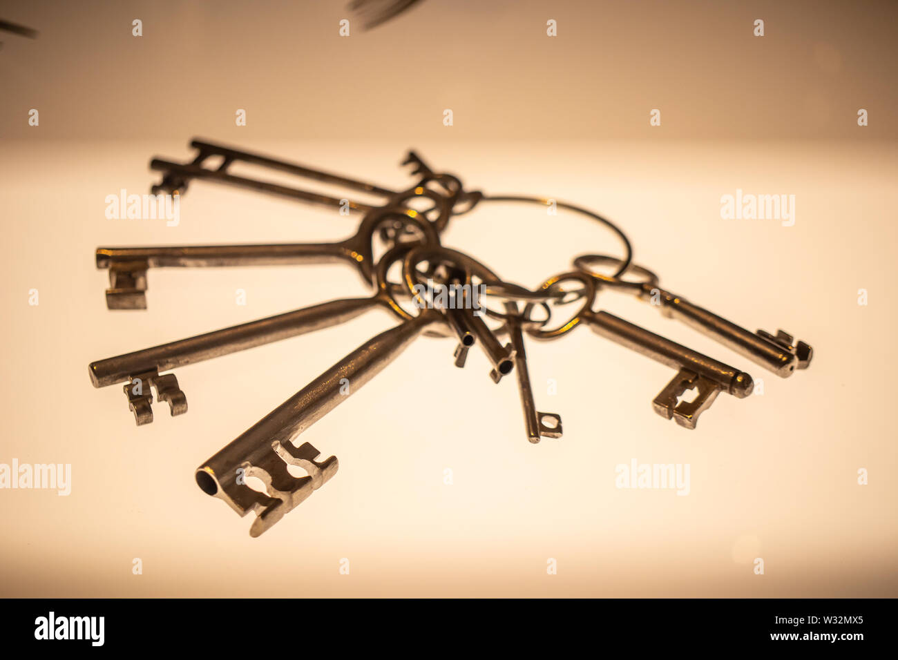 Geneva, Switzerland, March 2019 keys to cell in jail, aspects of ...