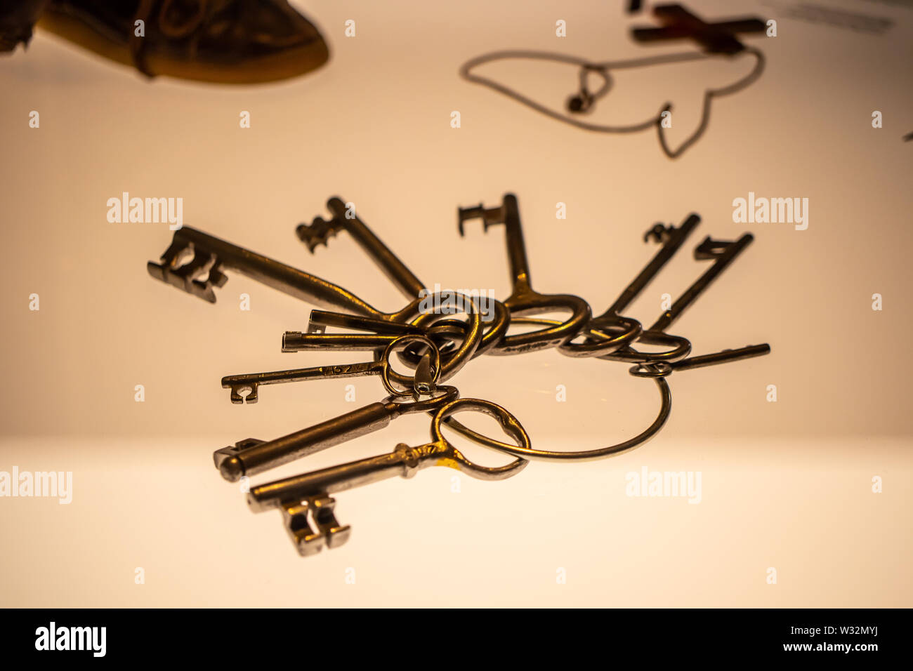 Geneva, Switzerland, March 2019 keys to cell in jail, aspects of ...
