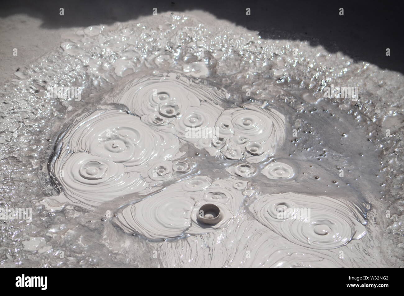 Mud pools in Rotorua Stock Photo - Alamy