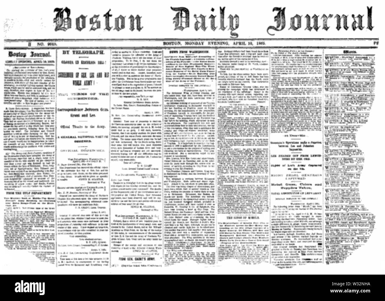Boston journal Black and White Stock Photos & Images - Alamy