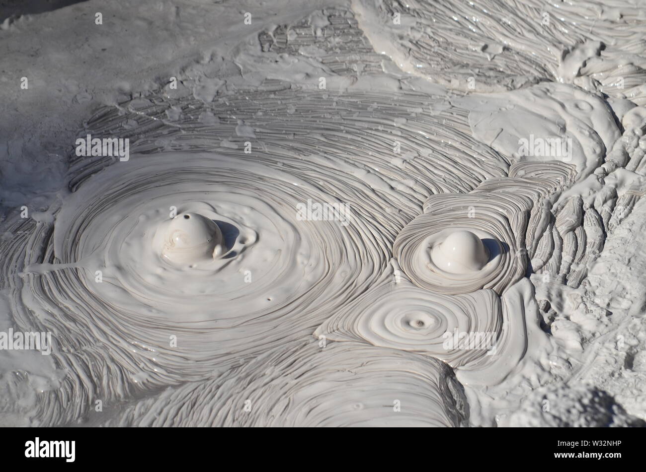 Mud pools in Rotorua Stock Photo - Alamy