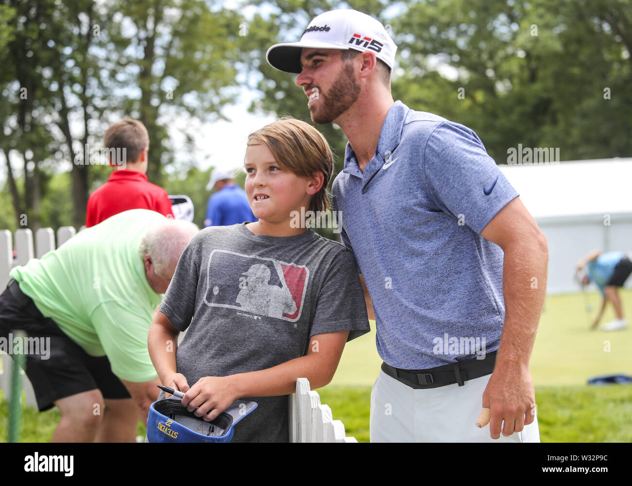 Silvis, Iowa, USA. 10th July, 2019. Grady Stevens, 10, of Jacksonville ...