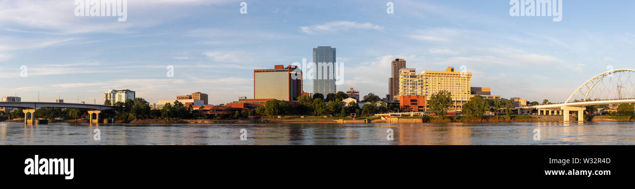 Little Rock the capital of Arkansas in the United States, as seen at ...