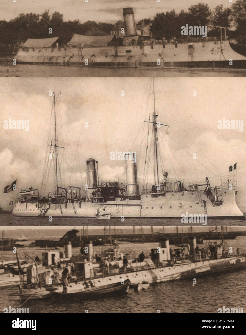 The France destroyers, Fleurus, Cassini and Mangini Stock Photo - Alamy