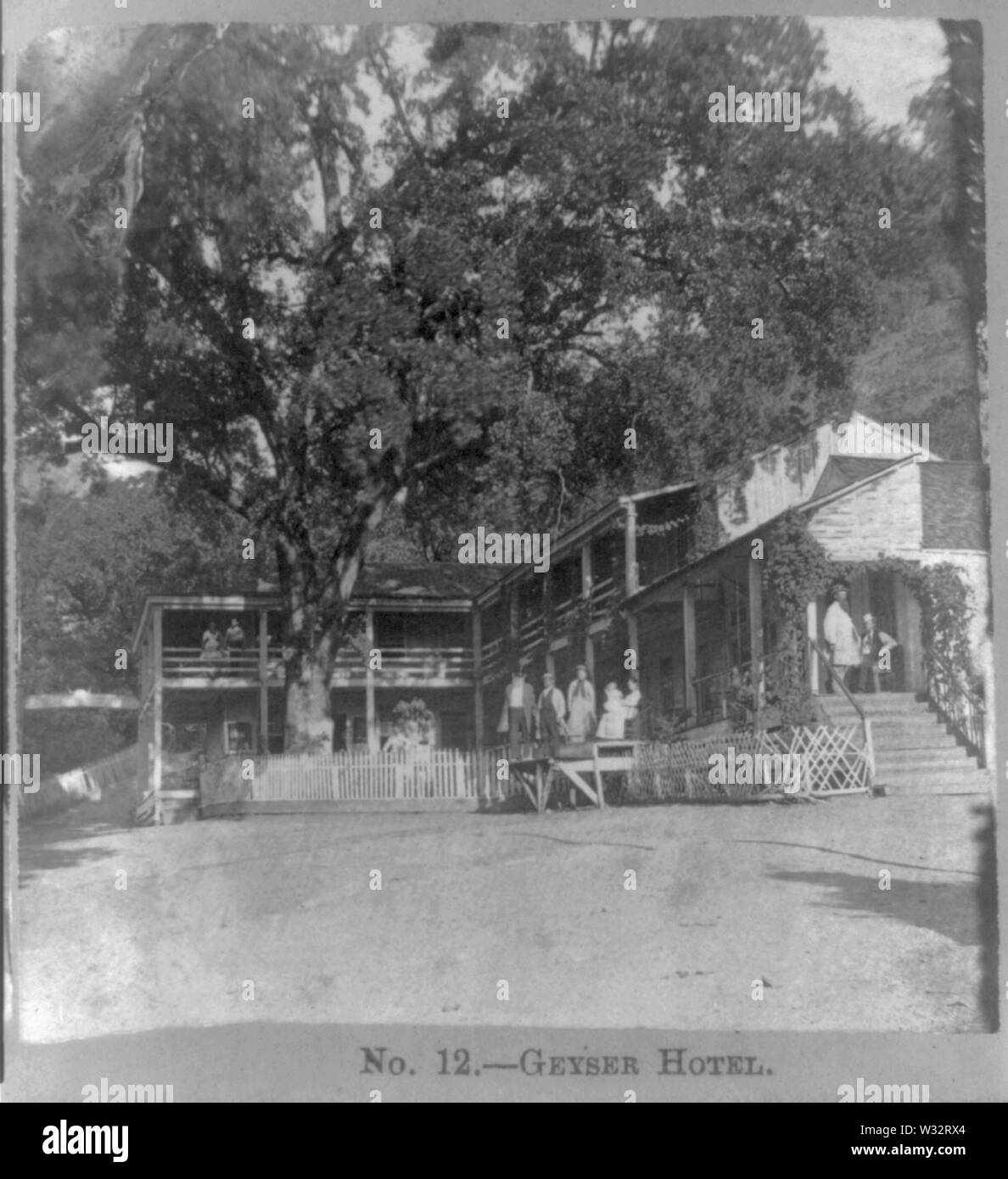 The Geysers Resort Hotel, Geyser Springs, Sonoma County, California ...