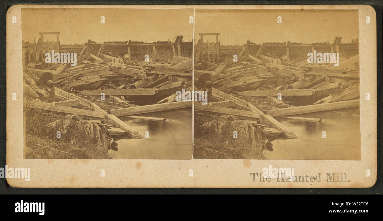 The Haunted Mill, by William P Dean Stock Photo - Alamy