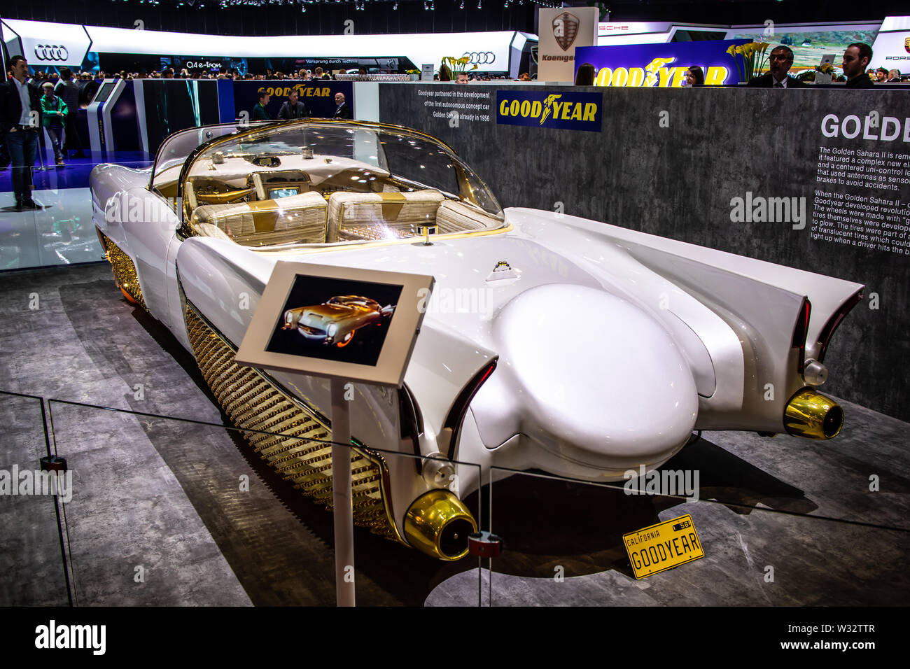 Geneva, March 2019: Goodyear Golden Sahara II Concept Prototype Car ...