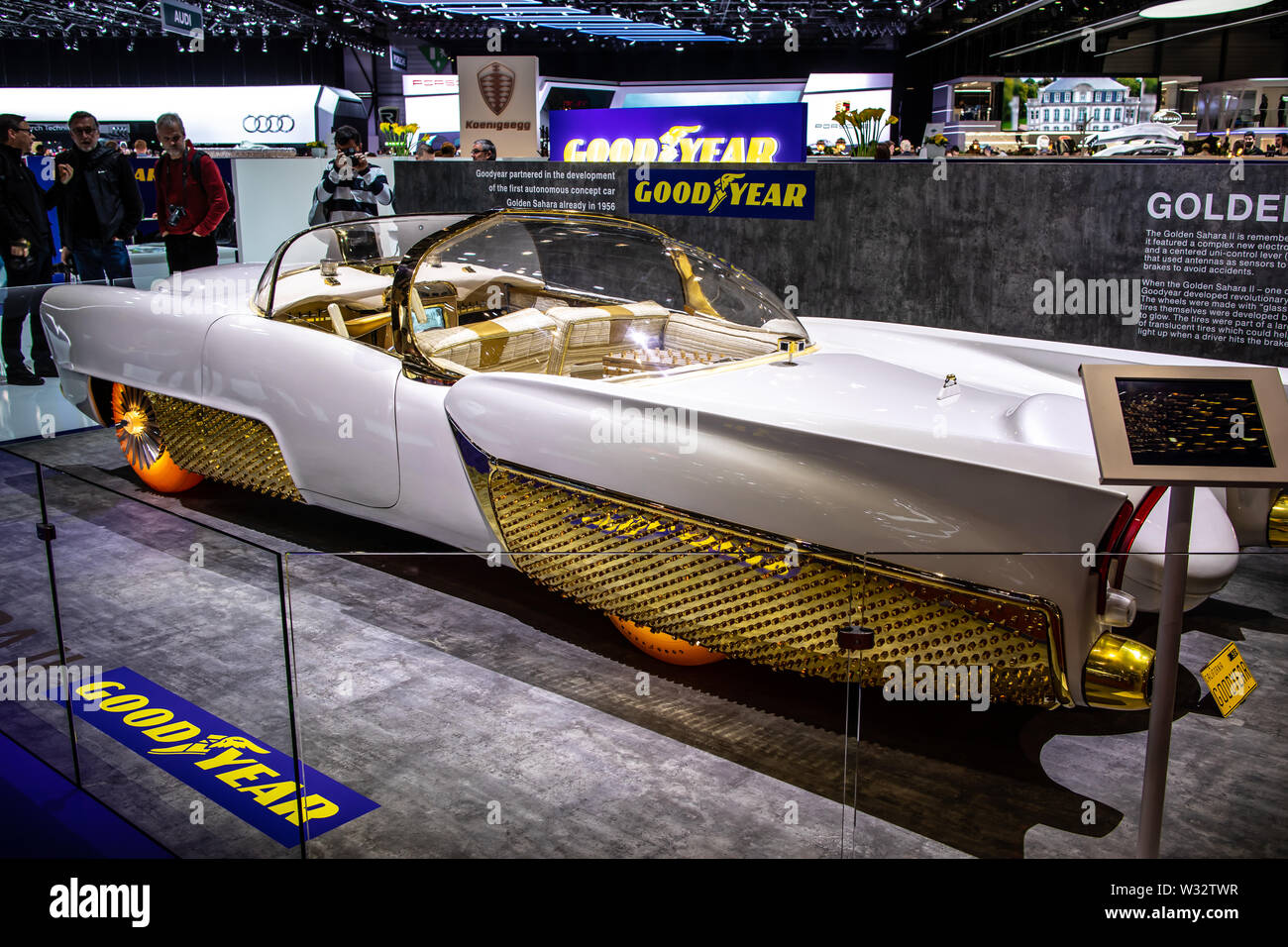 Geneva, March 2019: Goodyear Golden Sahara II Concept Prototype Car ...