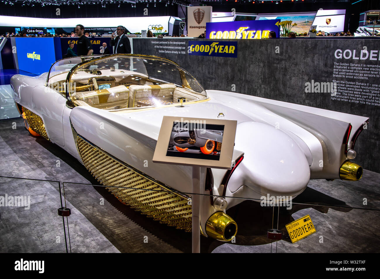 Geneva, March 2019: Goodyear Golden Sahara II Concept Prototype Car ...