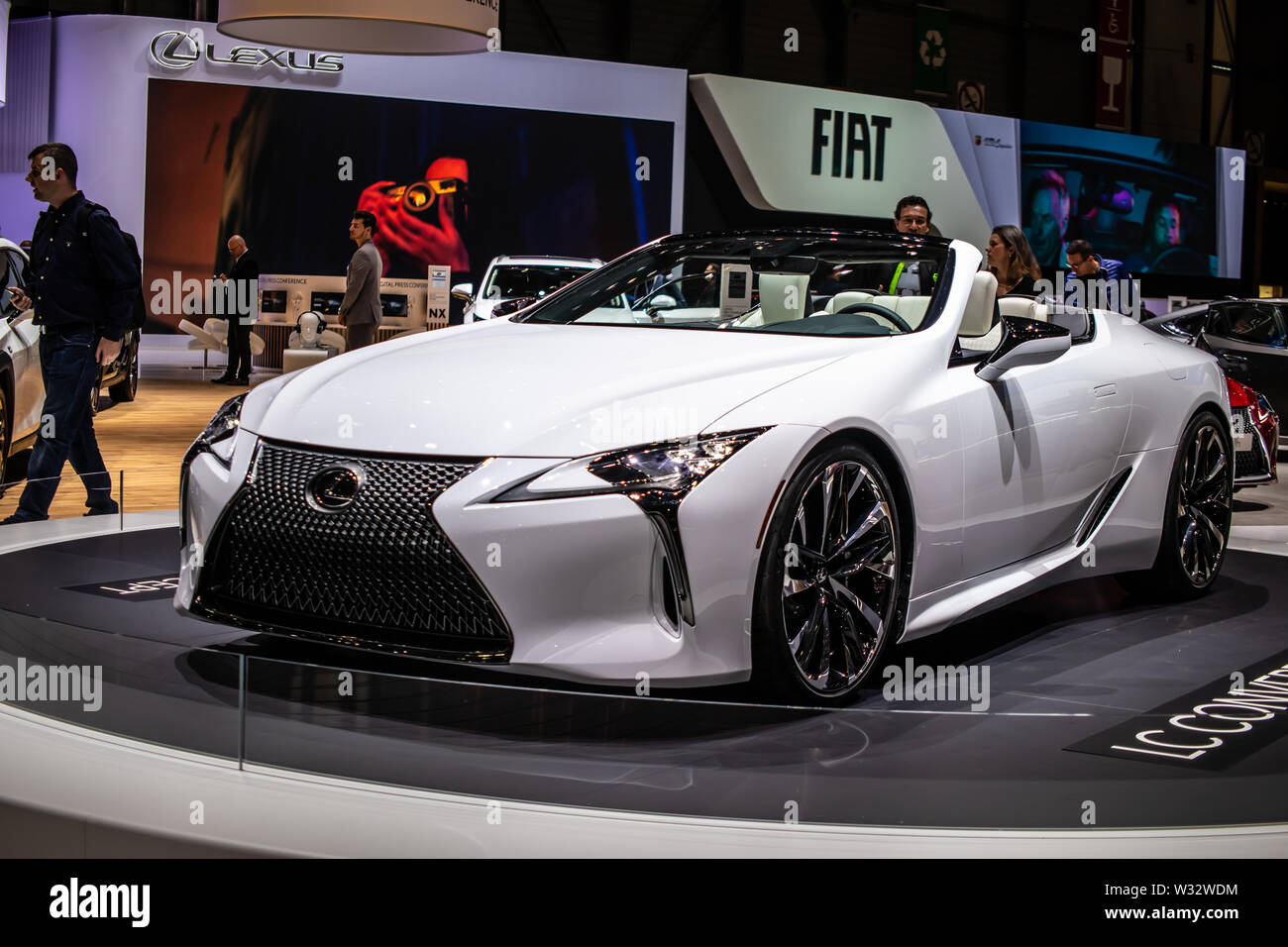 Geneva, Switzerland, March 2019 Lexus LC Convertible Concept Prototype ...