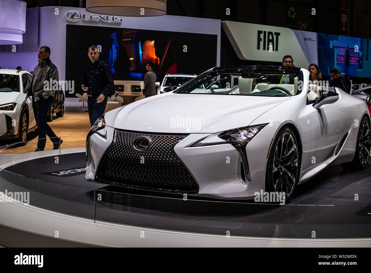 Geneva, Switzerland, March 2019 Lexus LC Convertible Concept Prototype ...
