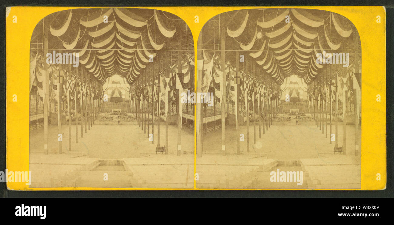 The coliseum, Boston, from Robert N Dennis collection of stereoscopic ...